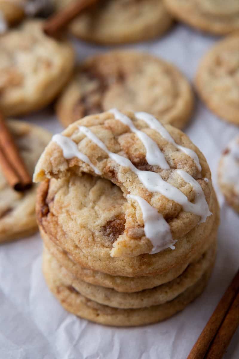 The Best Cinnamon Roll Sugar Cookies - Lifestyle of a Foodie