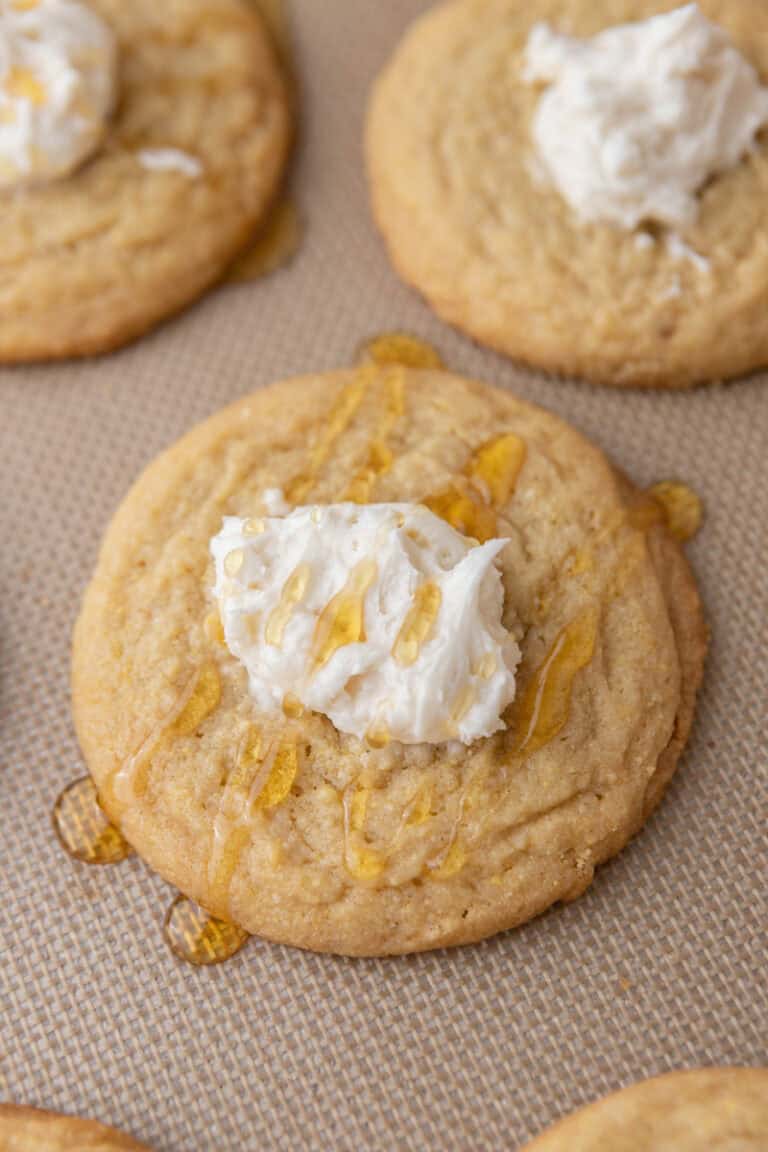 The Best CRUMBL Cornbread Cookies with Honey buttercream - Lifestyle of ...