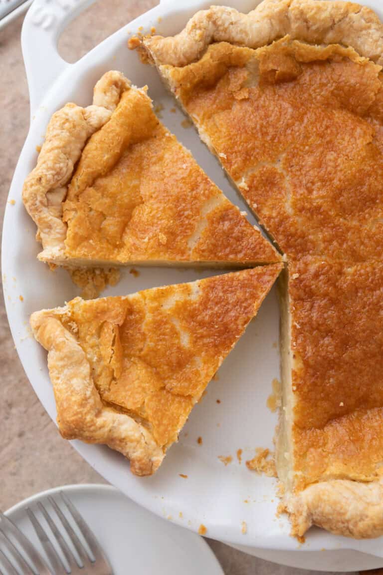 How to Make the Easiest Egg Custard Pie Recipe - Lifestyle of a Foodie