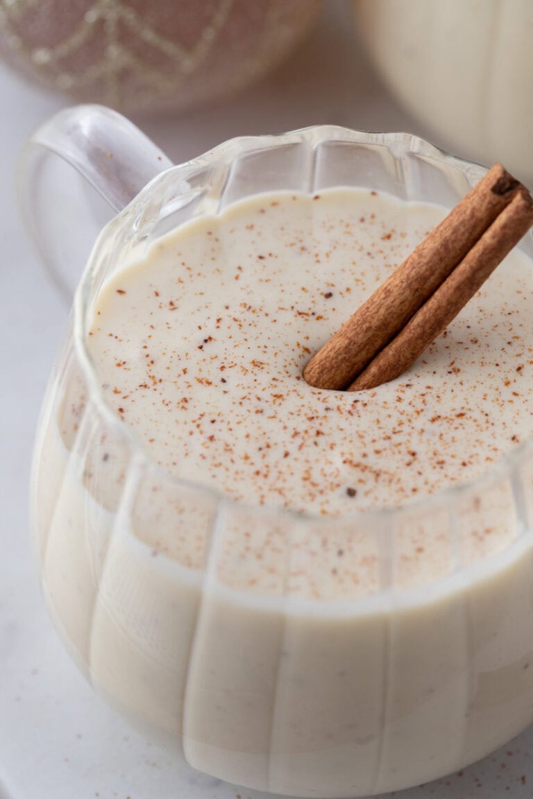 The Best Homemade Eggnog Recipe - Lifestyle of a Foodie