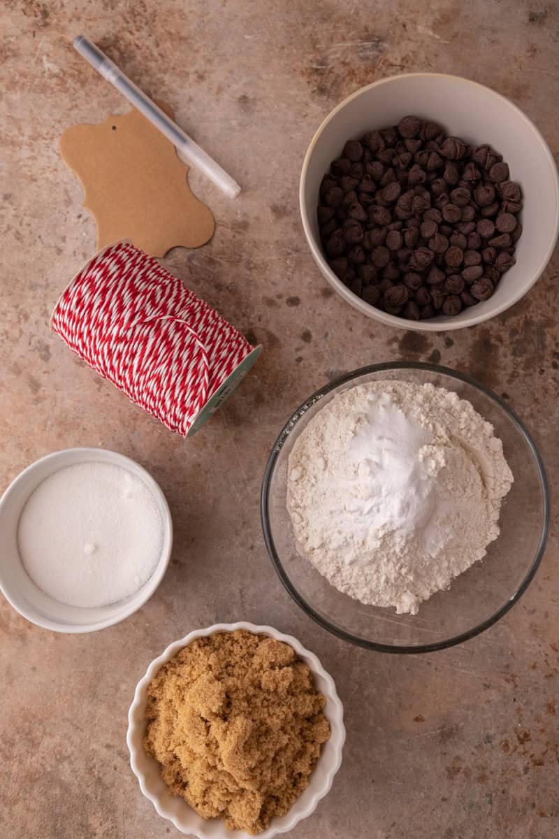 Homemade Chocolate Chip Cookie Mix in a Jar - Lifestyle of a Foodie