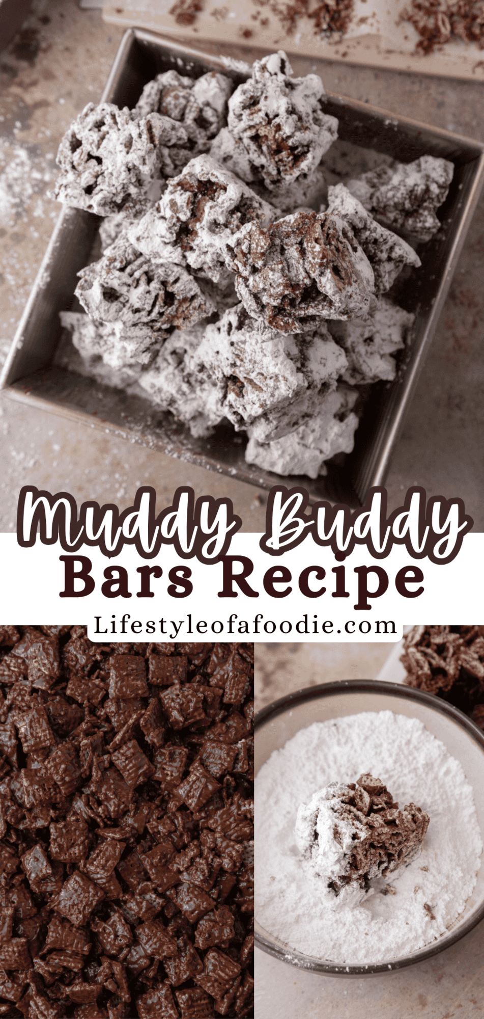 The Best Muddy Buddy Bars Recipe - Lifestyle of a Foodie