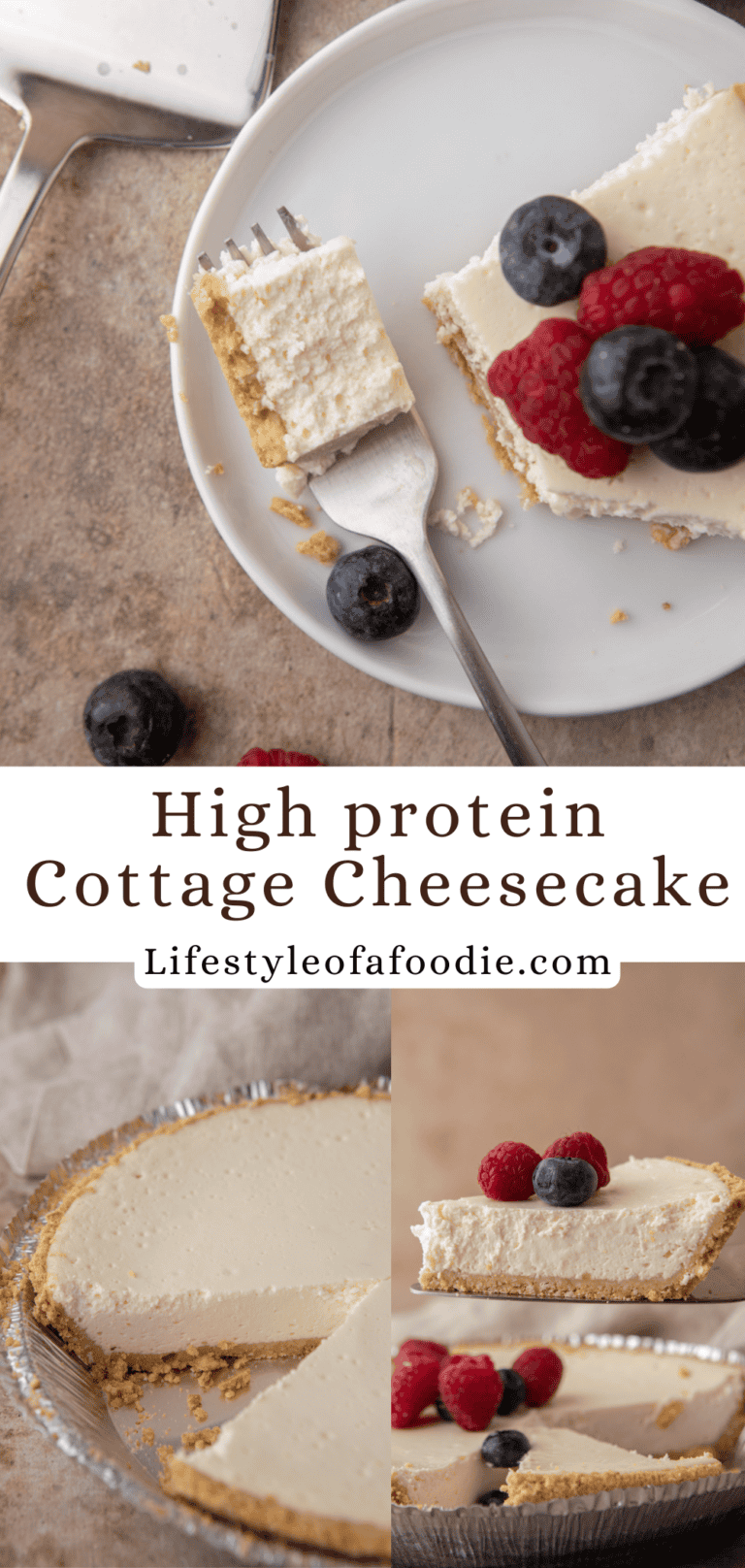 How to Make a High-Protein Cottage Cheese Cheesecake - Lifestyle of a ...