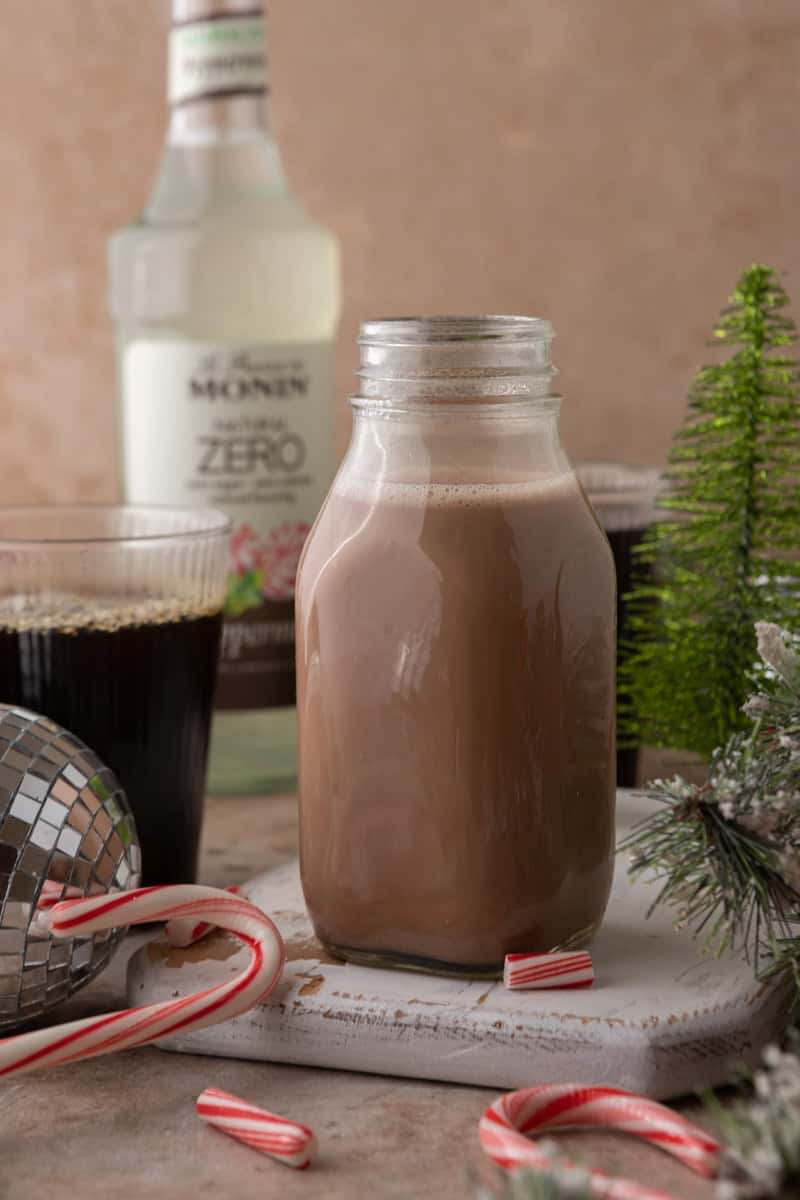The Best Homemade Peppermint Mocha Creamer Recipe - Lifestyle of a Foodie