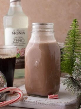 The Best Homemade Peppermint Mocha Creamer Recipe - Lifestyle of a Foodie