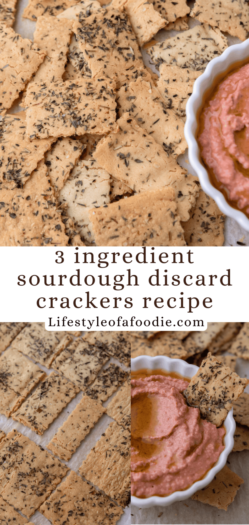 How to Make the Best Sourdough Discard Crackers with Just 3 Ingredients ...