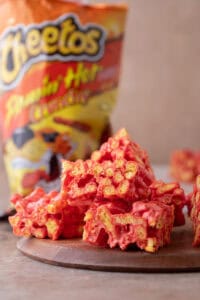 The Best Hot Cheetos Marshmallow Crispy Treats Recipe - Lifestyle of a ...