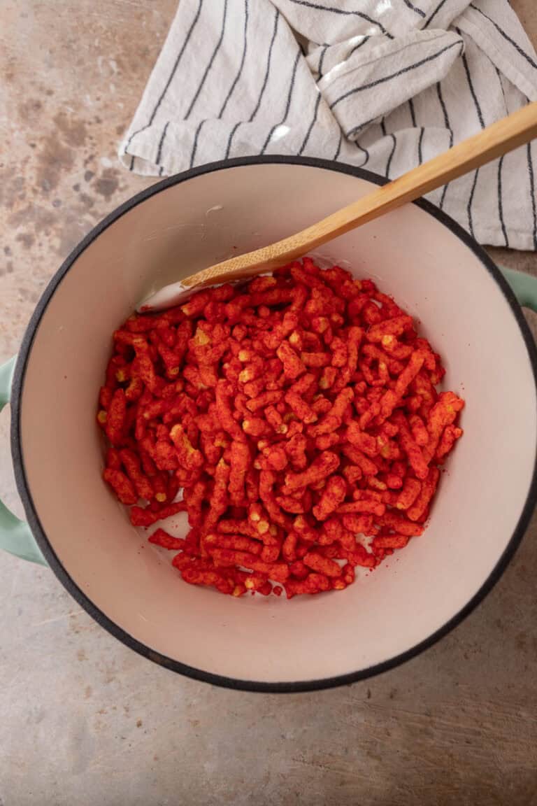 The Best Hot Cheetos Marshmallow Crispy Treats Recipe - Lifestyle of a ...