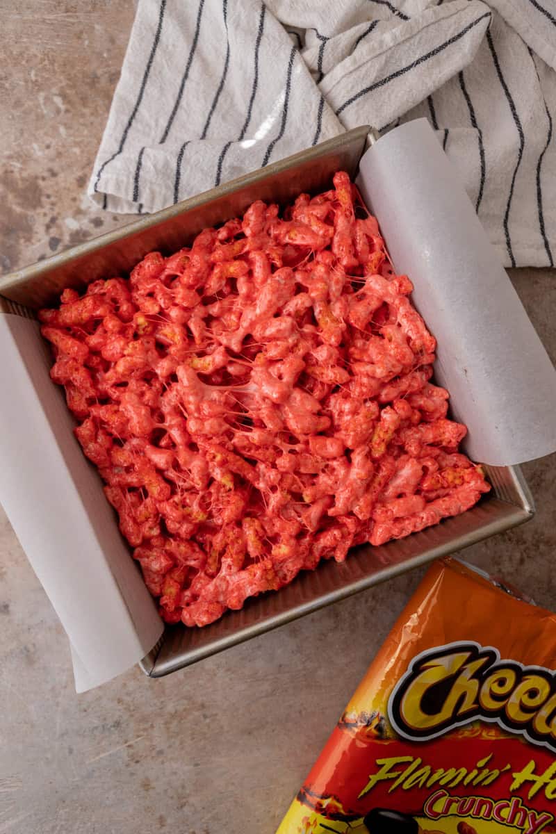 The Best Hot Cheetos Marshmallow Crispy Treats Recipe - Lifestyle of a ...