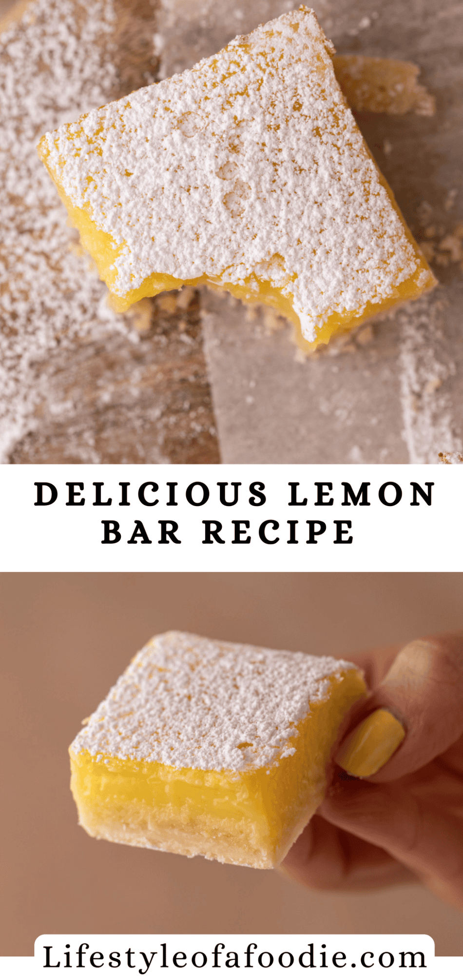 How to Make Small Batch Lemon Bars Recipe - Lifestyle of a Foodie