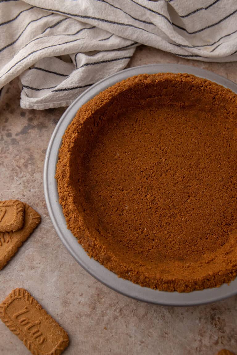 How to Make the Best Biscoff Pie Crust Recipe - Lifestyle of a Foodie