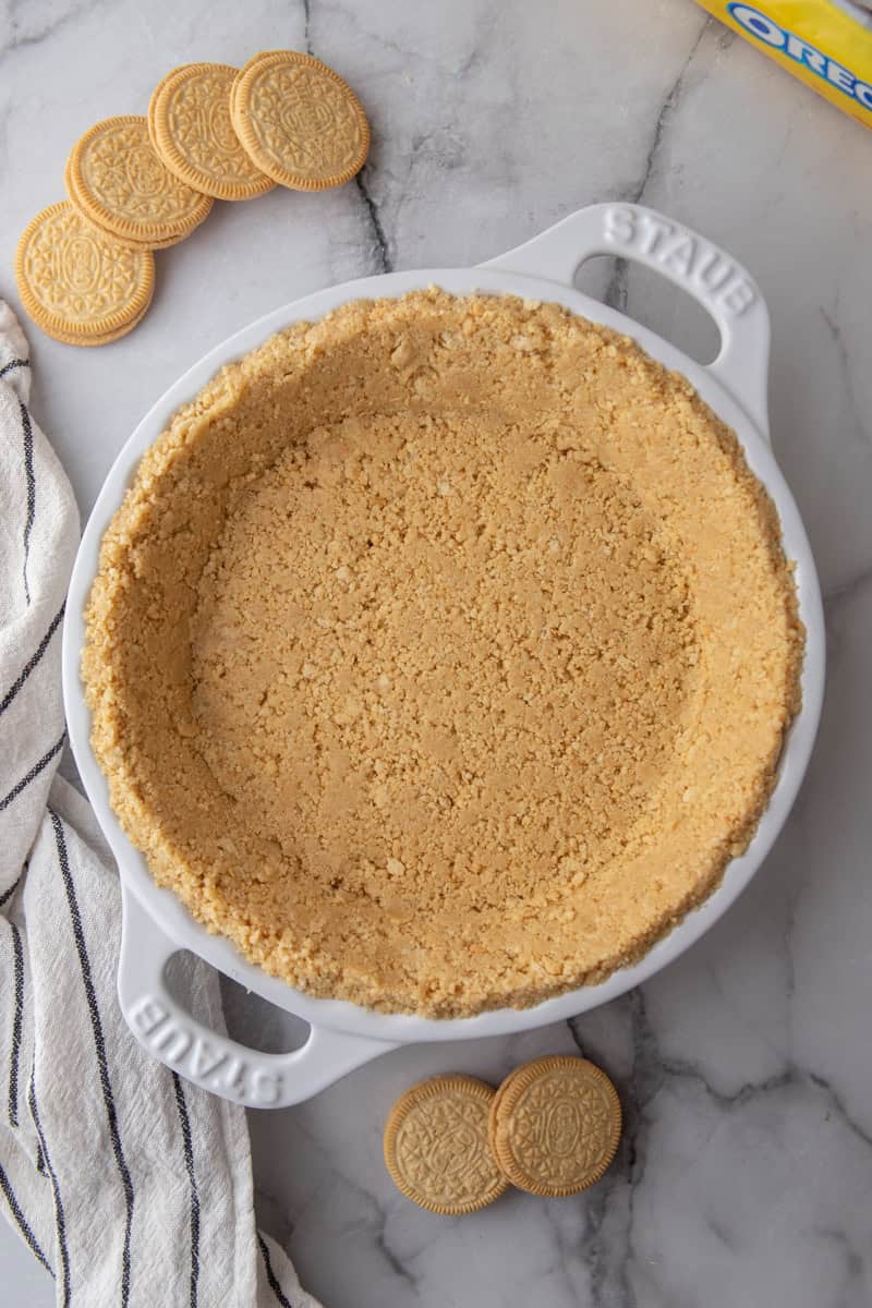 The Best Golden Oreo Pie Crust Recipe - Lifestyle of a Foodie