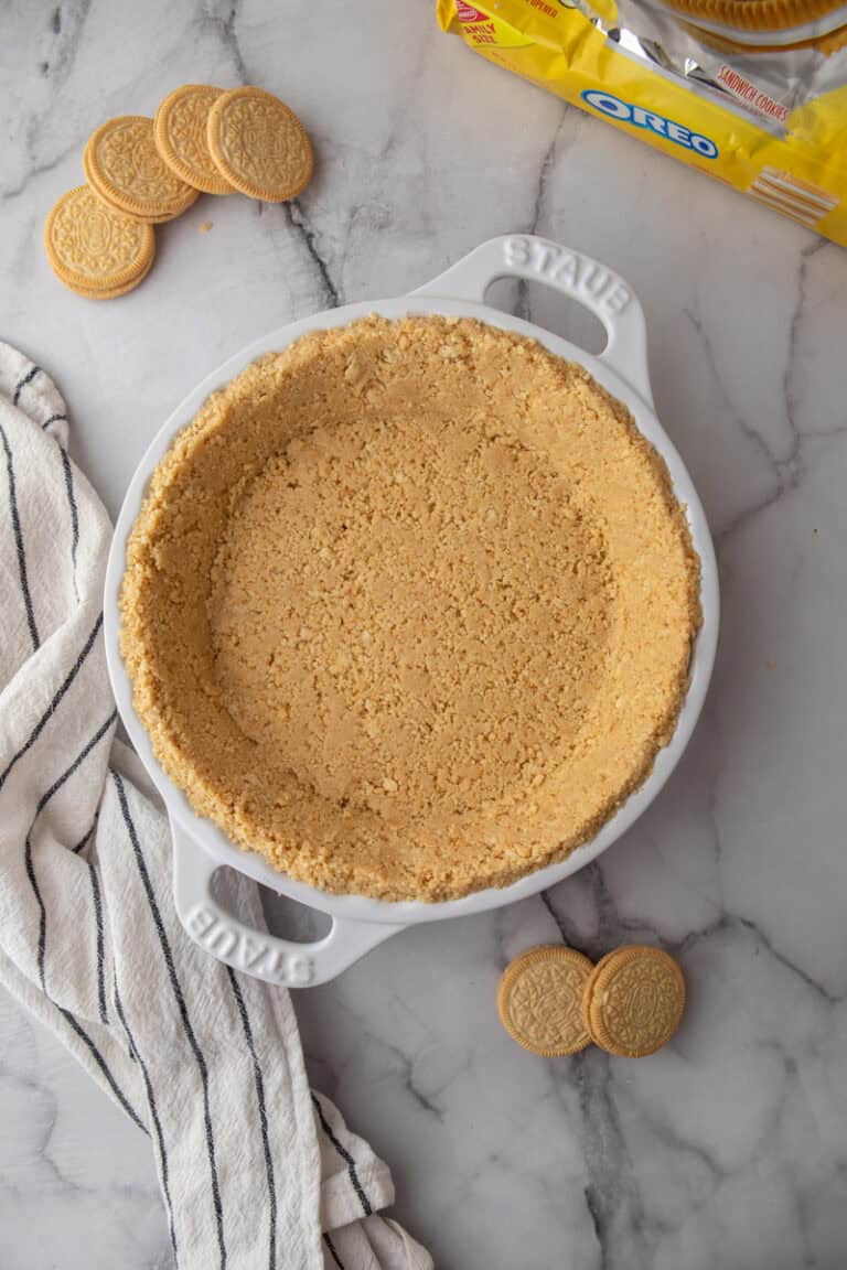 The Best Golden Oreo Pie Crust Recipe - Lifestyle of a Foodie