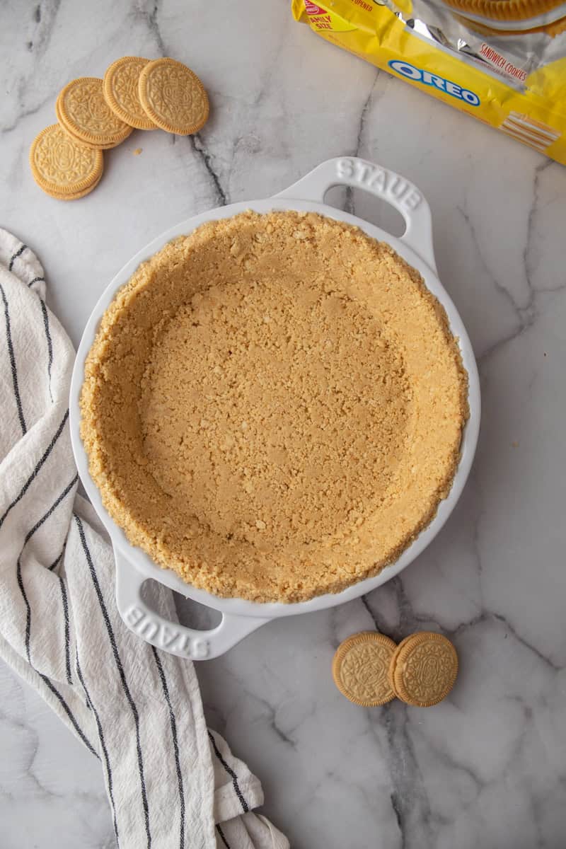The Best Golden Oreo Pie Crust Recipe - Lifestyle of a Foodie