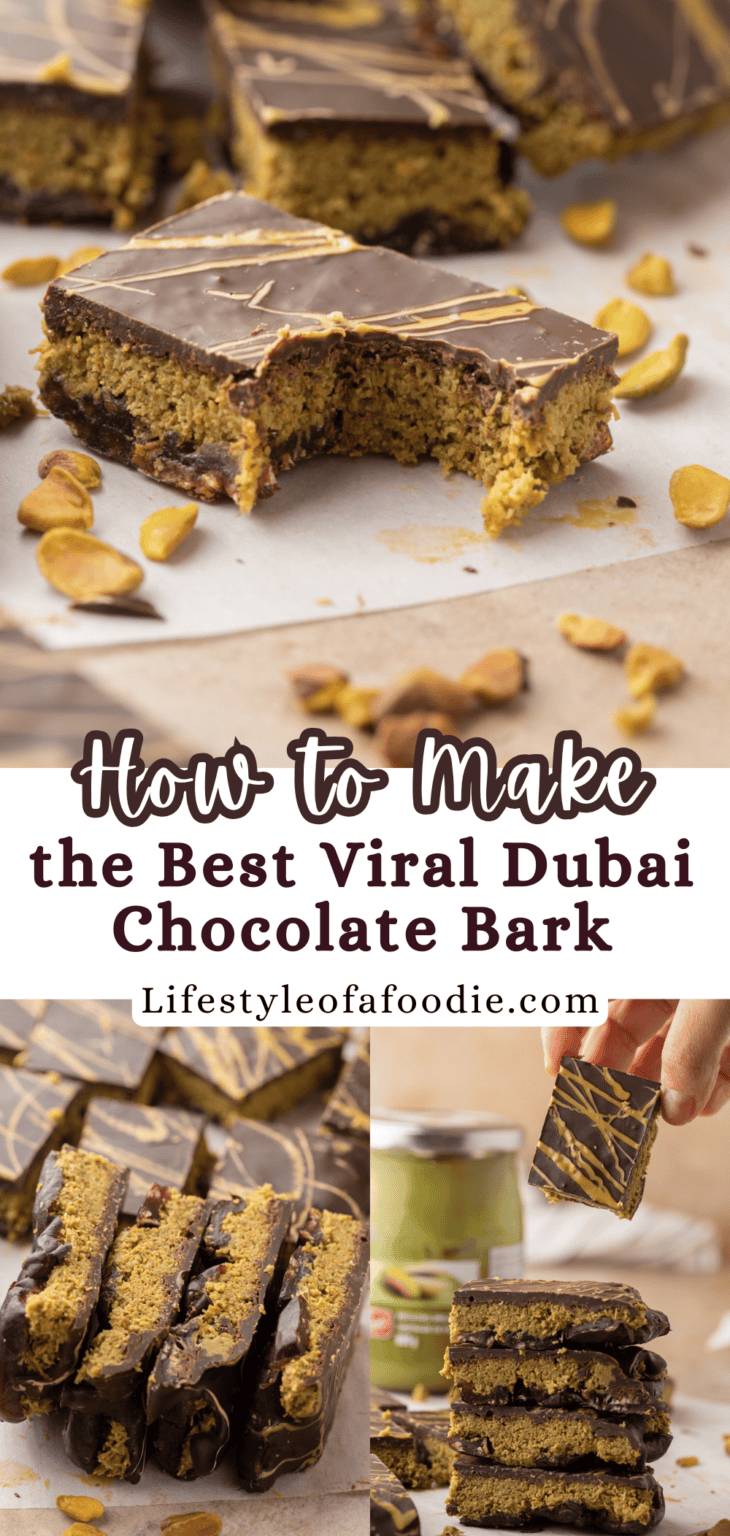 The Best Viral Dubai Chocolate Date Bark Recipe - Lifestyle of a Foodie