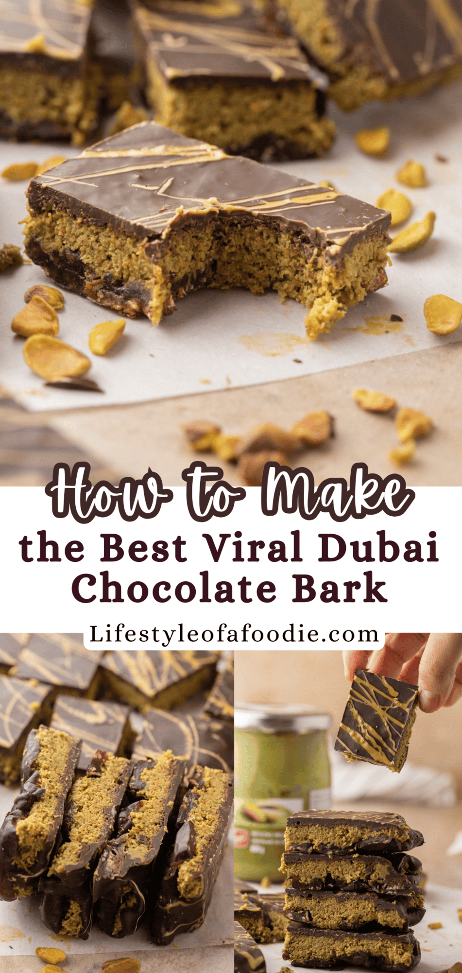 The Best Viral Dubai Chocolate Date Bark Recipe - Lifestyle of a Foodie