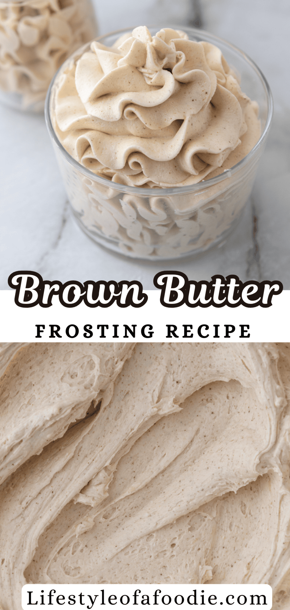 Brown Butter Frosting (Fluffy, Nutty Buttercream) - Lifestyle of a Foodie