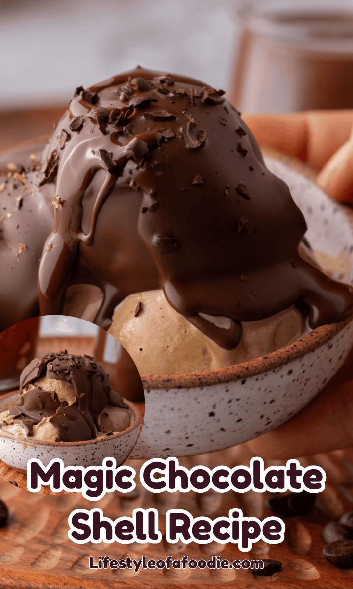 5 Minutes Easy Magic Chocolate Shell Recipe for Ice Cream Topping ...