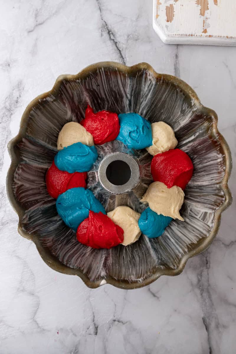 The Best Red White and Blue Bundt Cake Recipe - Lifestyle of a Foodie