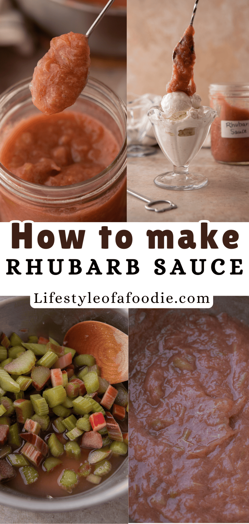 The Best Rhubarb Sauce Recipe - Lifestyle of a Foodie