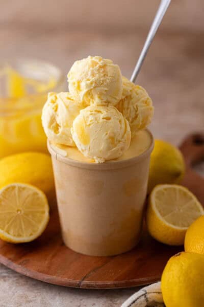 How to Make Lemon Ice Cream from Scratch - Lifestyle of a Foodie