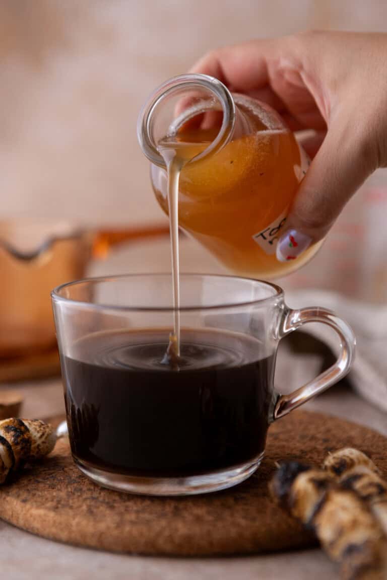 How to Make Homemade Toasted Marshmallow Syrup - Lifestyle of a Foodie
