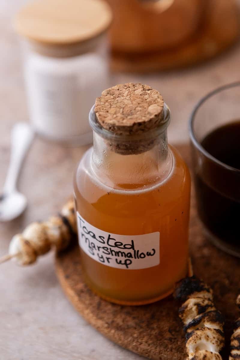 How to Make Homemade Toasted Marshmallow Syrup - Lifestyle of a Foodie