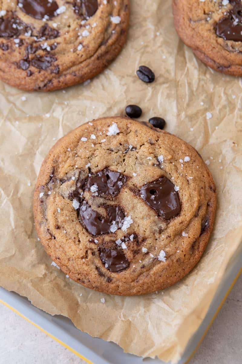 Espresso chocolate chip cookies (soft, Chewy, Espresso Infused ...