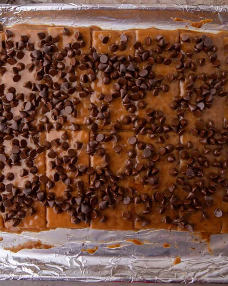 Graham Cracker Christmas Crack (Easy Holiday Toffee Candy)
